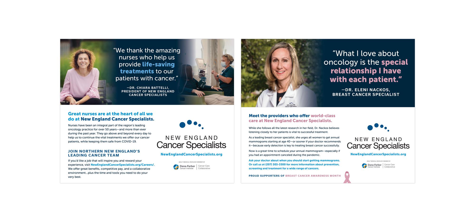 New England Cancer Specialists - Burgess Advertising & Marketing
