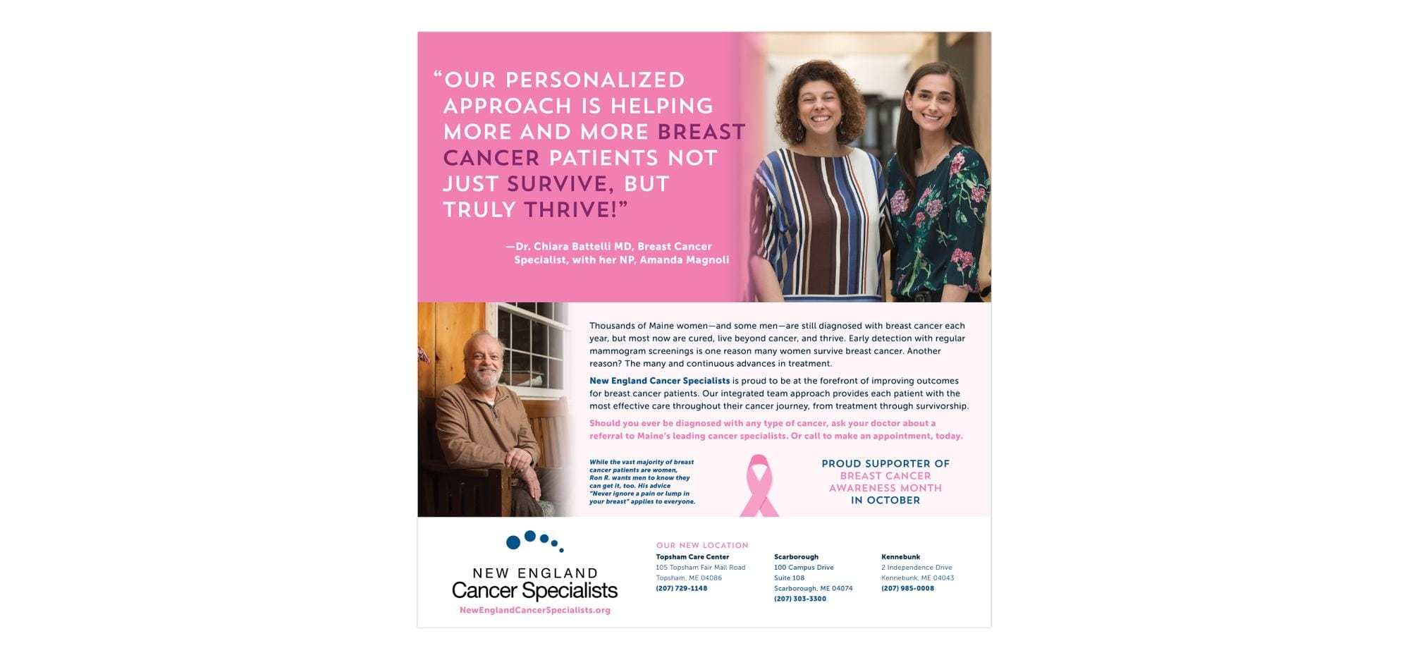 New England Cancer Specialists - Burgess Advertising & Marketing