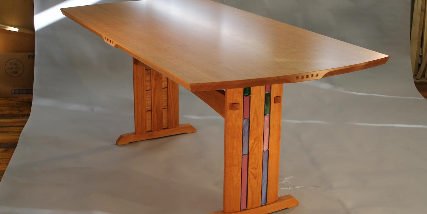 Frank Lloyd Wright dining table - Kevin Rodel Furniture & Design Studio