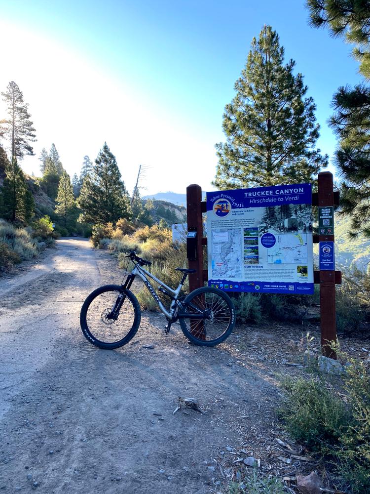 Tahoe Pyramid Bike Trail: Hirschdale to Verdi - Nevada Trail Finder